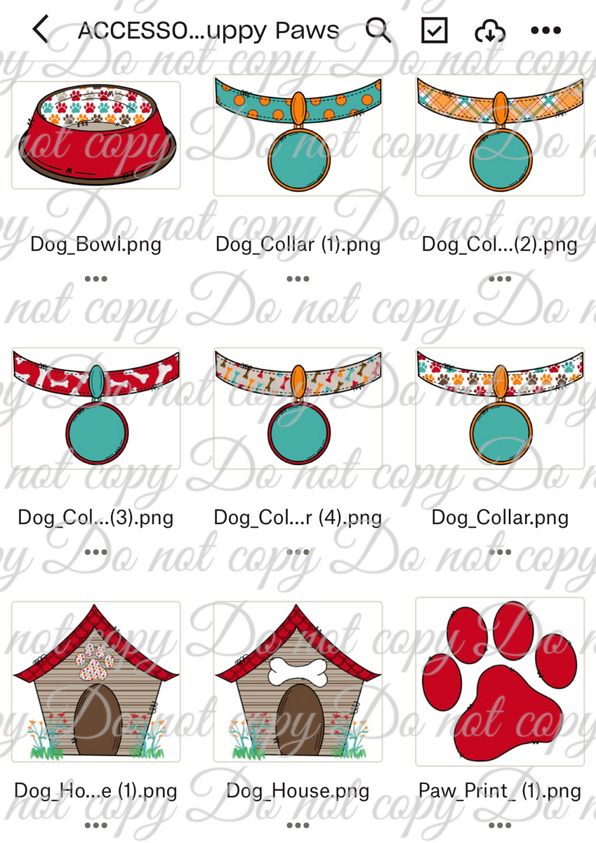 Doodle Alpha BUNDLE - Puppy Paws – Elefant Tailz