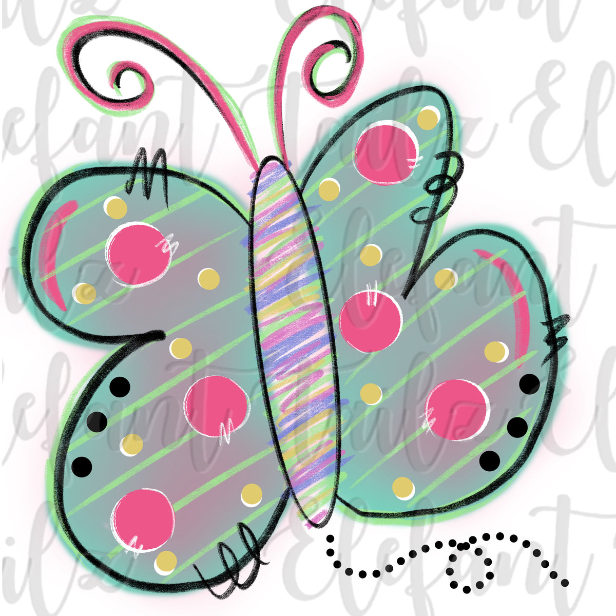 Funky Butterfly – Elefant Tailz