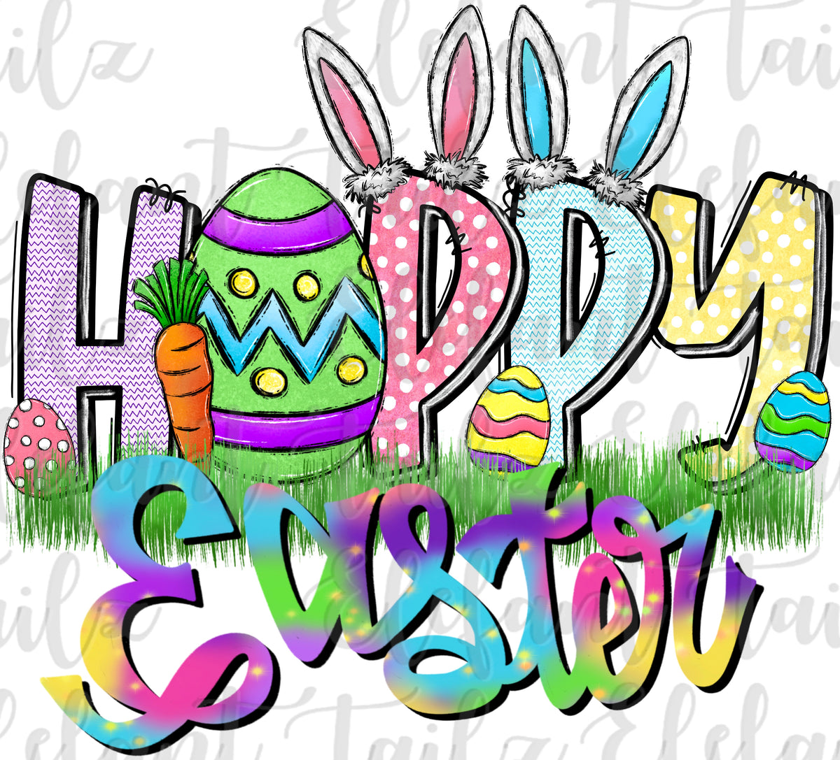 Hoppy Easter With Egg – Elefant Tailz
